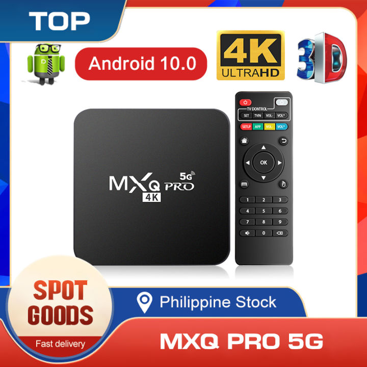 【Free Shipping】MXQ Pro 4K Android TV Box 5G for Non Smart TV Ultra HD Quad Core TV Box 2.4G 8GB ...
