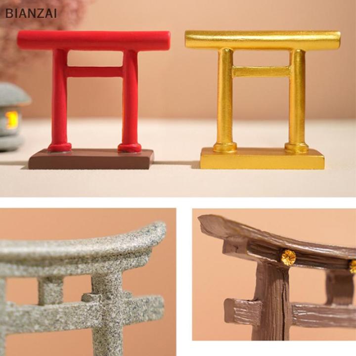 BIANZAI Miniature Torii Gate Japanese Shinto Temple Garden Asian ...
