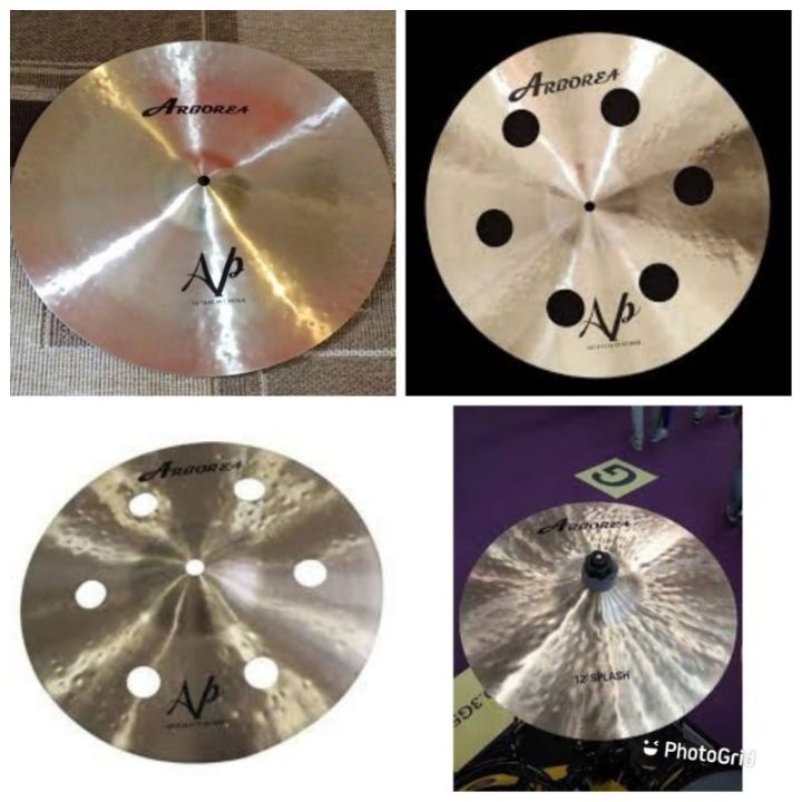 6 8 10 12 Arborea AP traditional splash cymbals B20 cast bronze ozone ...