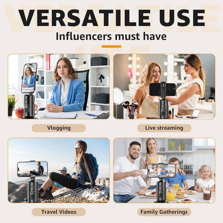 Q04 Gimbal Fully Automatic Follower with Remote Control Holder ...