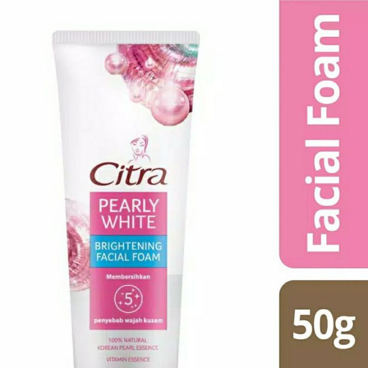 Citra Pearly White Facial Foam 50g | Lazada Indonesia