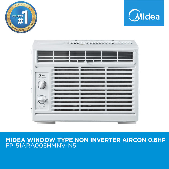 Midea Window Type Non Inverter Aircon 0.6HP | Lazada PH