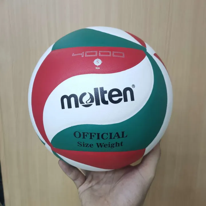 ลูกวอลเล่ย์ Molten V5M4000 ของแท้ 100% ลูกวอลเลย์บอล size 5 หนัง PU ...