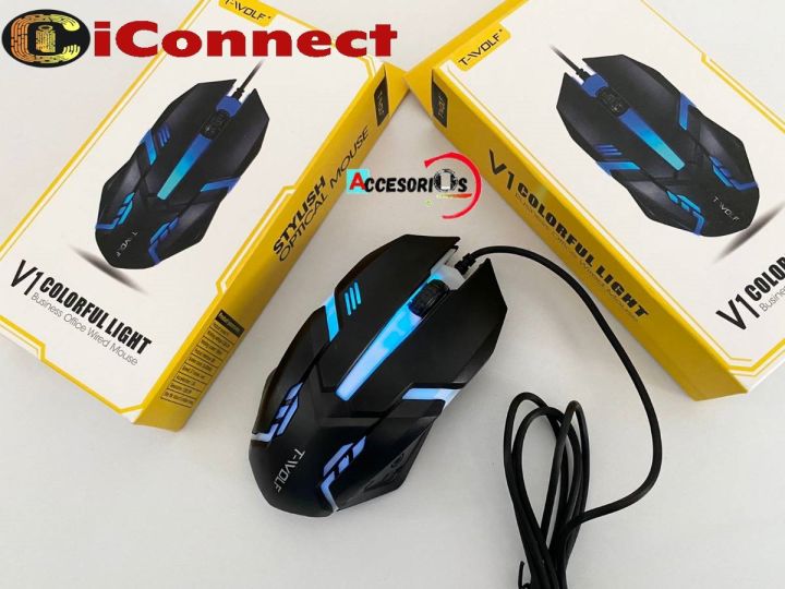 T-WOLF V1 WIRED GAMING MOUSE | Lazada PH