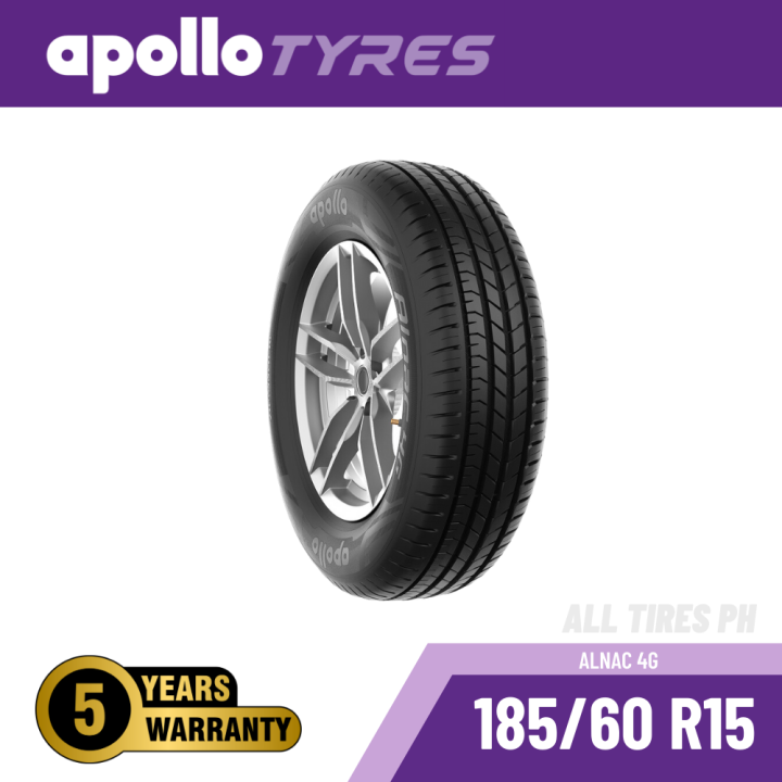 Apollo 185/60 R15 Premium Tire - ALNAC 4G ( Made In India ) | Lazada PH