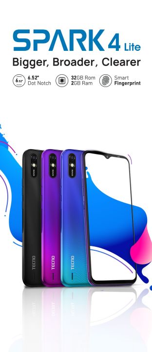Tecno Spark 4 lite 2gb 32gb Purple | Lazada PH