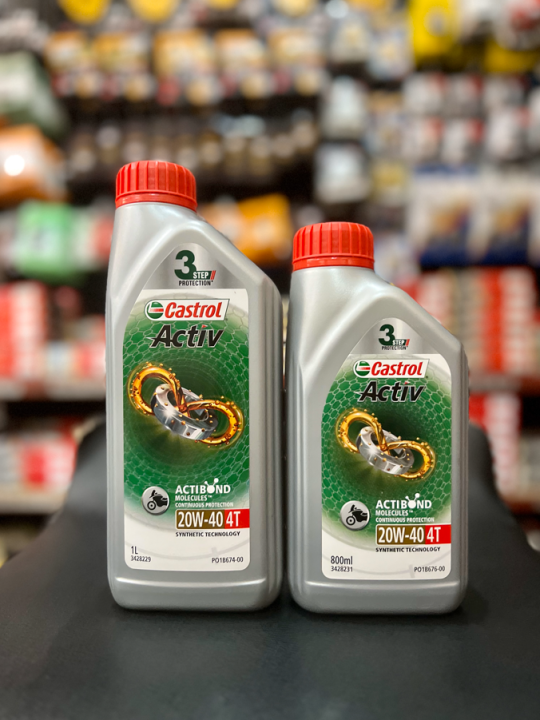 CASTROL ACTIV ACTIBOND MOLECULES 20W-40 4T SYNTHETIC 800ML & 1L | Lazada PH