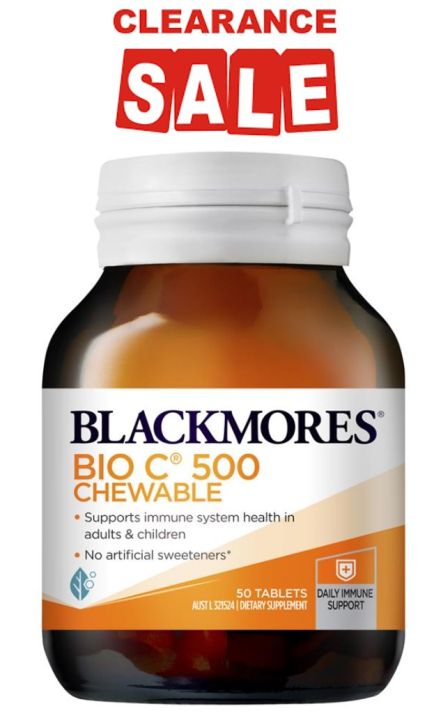 Blackmores Bio C 500 Chewable 50 Tablets (Expiry: May 2022) | Lazada ...