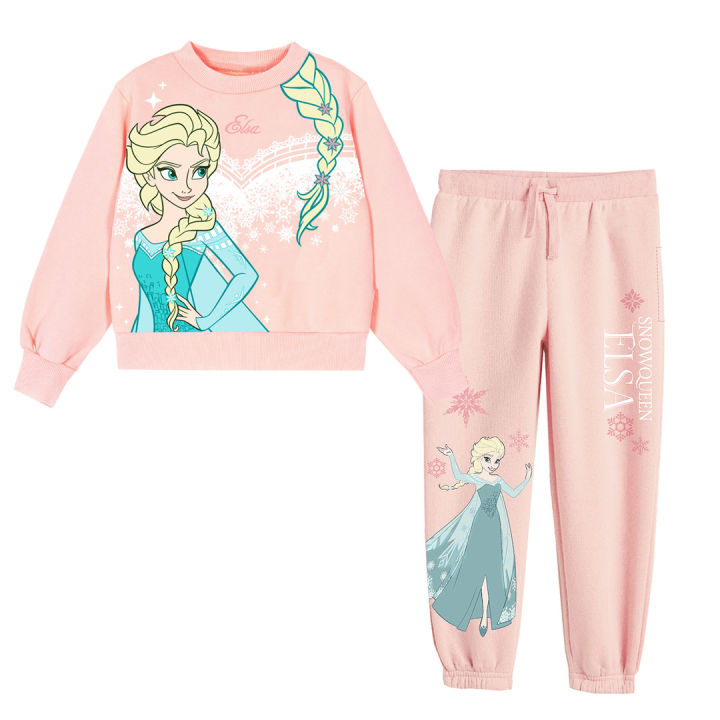 Disney Girl Frozen Elsa Sweater & Long Pants - เสื้อสเวตเตอร์และกางเกง ...