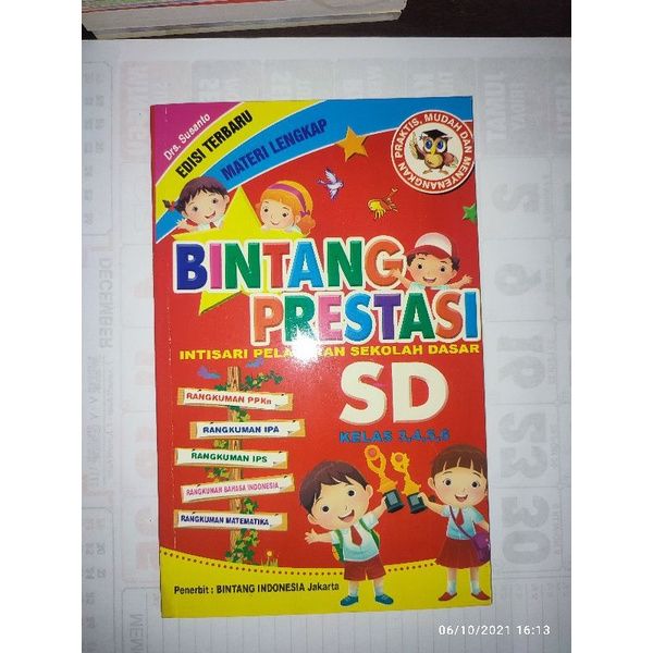 Buku Intisari Pelajaran Sekolah Dasar Kelas 3.4.5.6 BINTANG PRESTASI Full Color | Lazada Indonesia