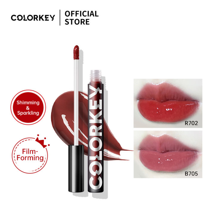 Colorkey Liquid Lipstick Lip Gloss Glaze Shimmer Glossy Waterproof Long ...