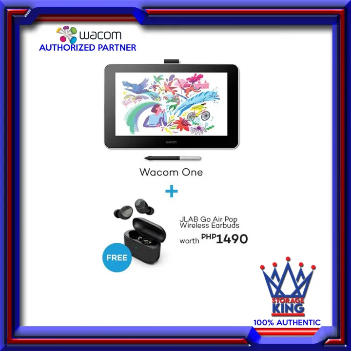 Wacom One (DTC-133) Graphic Drawing Pen Display Tablet with FREE BUNDLE ...