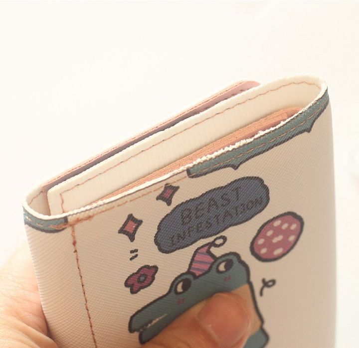 Kawaii Sanrio Cinnamoroll Short Pu Casual Wallet Cartoon Anime Kid Mini ...