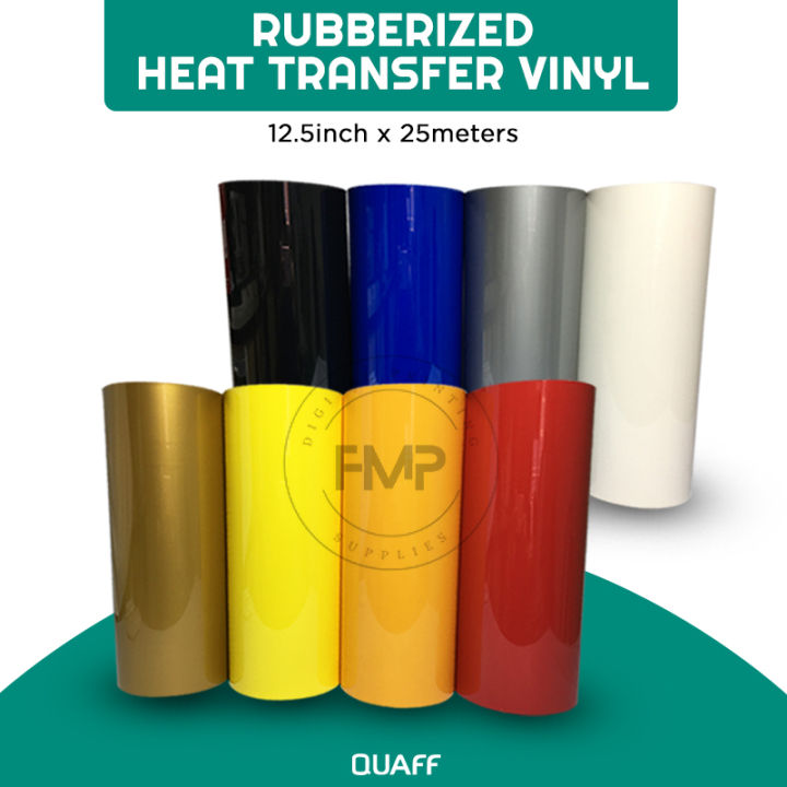 FMP QUAFF CDP Rubberize Heat Transfer Vinyl For T-Shirt Design 12.5 In ...