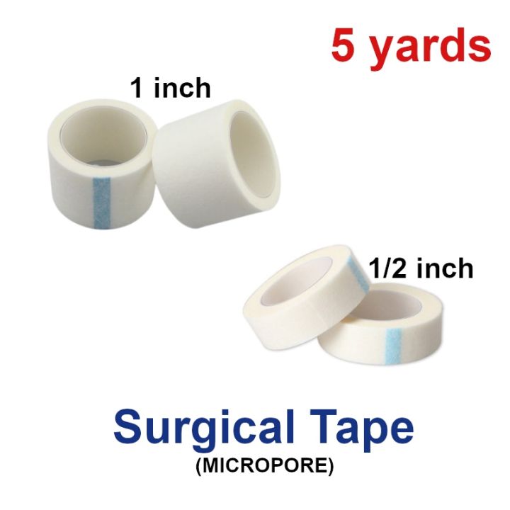 PER PIECE! SURGICAL TAPE / MEDICAL TAPE sizes: 1inch & 1/2inch | Lazada PH