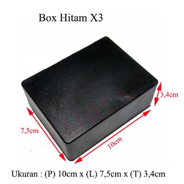 (MKE) Box hitam plastik X3 KOTAK AUDIO SERBAGUNA | Lazada Indonesia