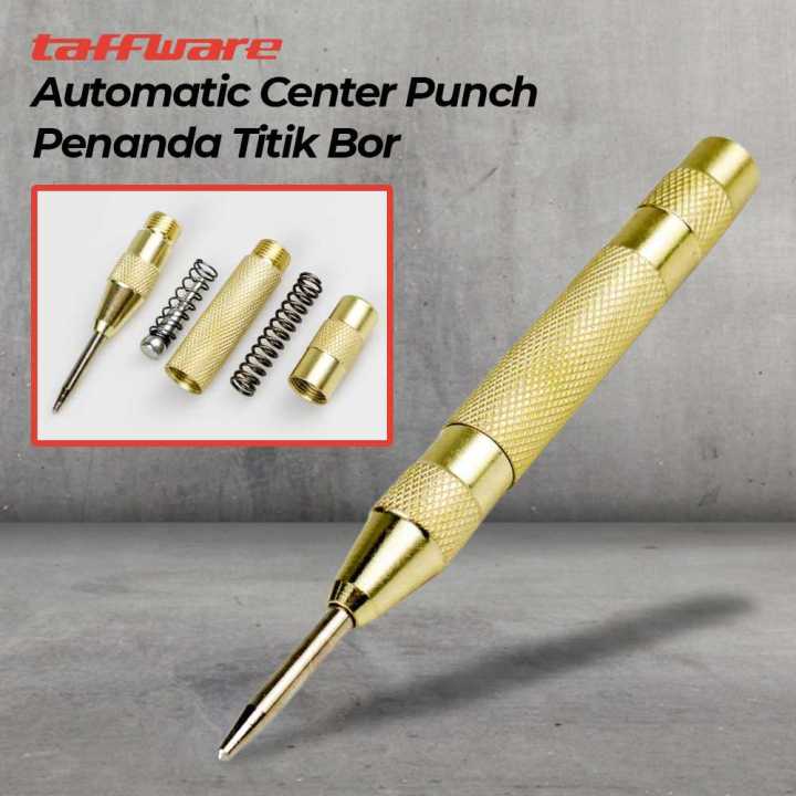 Penanda Titik Bor Senter Pen Automatic Center Punch / Alat Marking Besi ...
