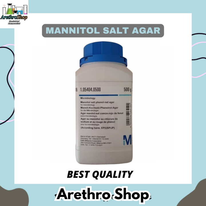 MANNITOL SALT AGAR 10 GRAM MERCK KEMASAN REPACK BEST SELLER | Lazada ...