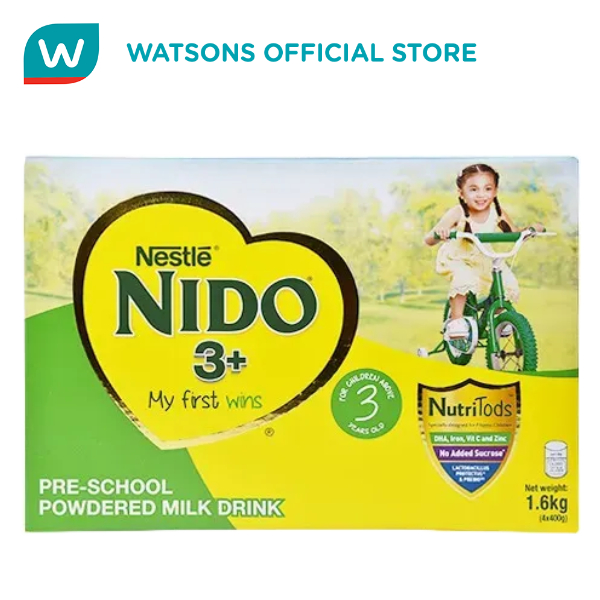 NIDO Powdered Milk Drink for Pre-Schoolers Above 3 Years Old 1.6kg ...