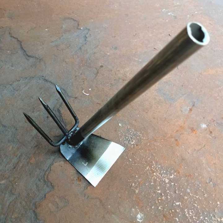cangkul garuk 2in1 koret rumput pacul mini garuk mini gagang besi ...
