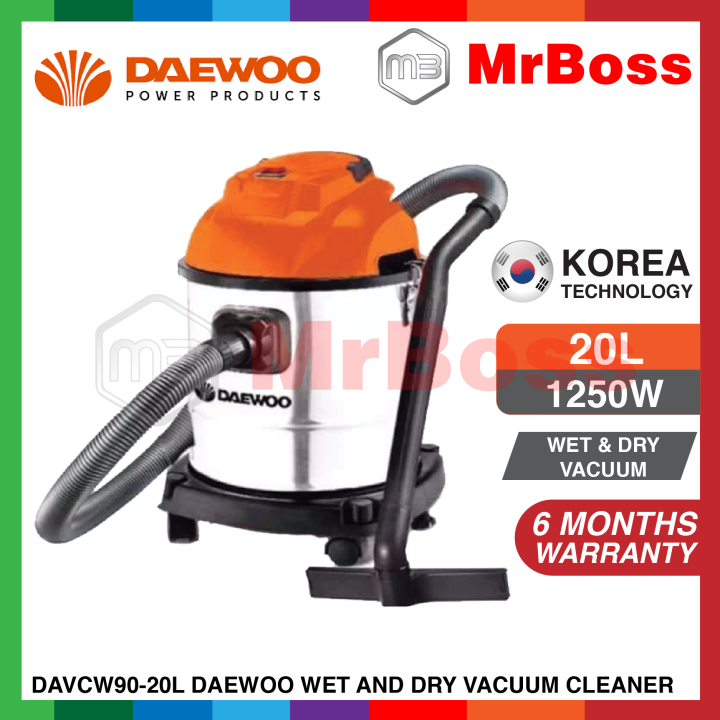 DAEWOO WET & DRY VACUUM CLEANER DAVCW90 (12L/15L/20L/30L/40L) WITH ...