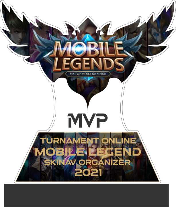 Trophy mlbb/Plakat mlbb/Piala mlbb/Mobile Legends/Bahan Akrilik 3mm dan ...