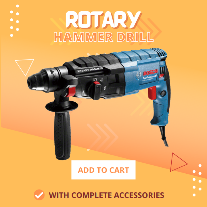 BOSH ROTARY Professional Impact Hammer Drill Power tools Rotary Hammer ...