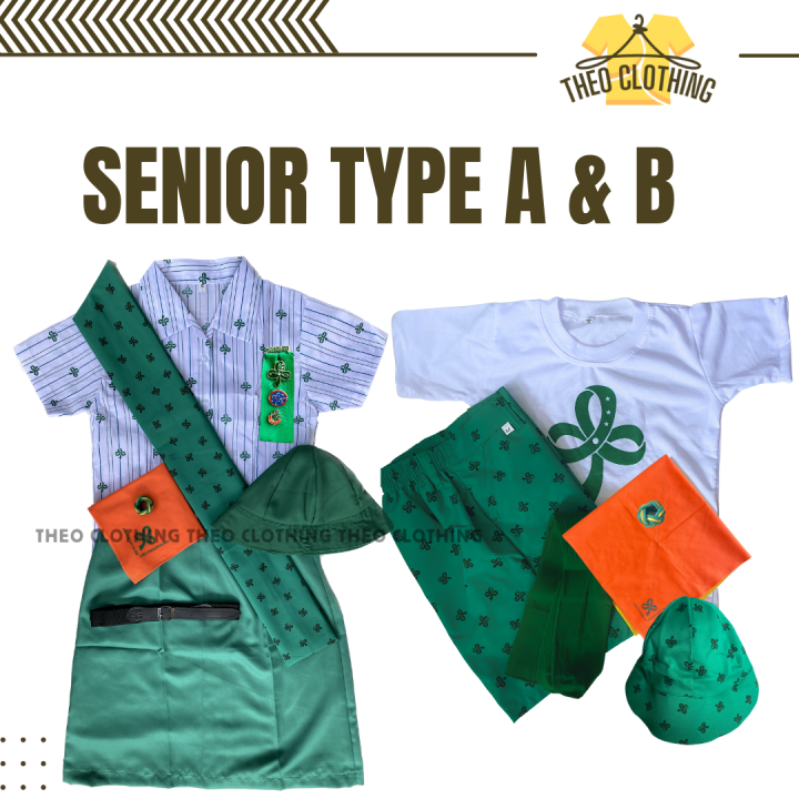 Senior Type A & B Complete Set of School Uniform for Girl | Theo ...