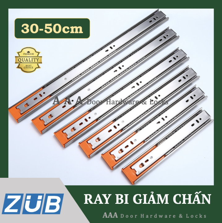 [ZUB Giảm chấn] Ray Bi 3 Tầng GIẢM CHẤN bản 42mm đủ kích thước | Lazada.vn