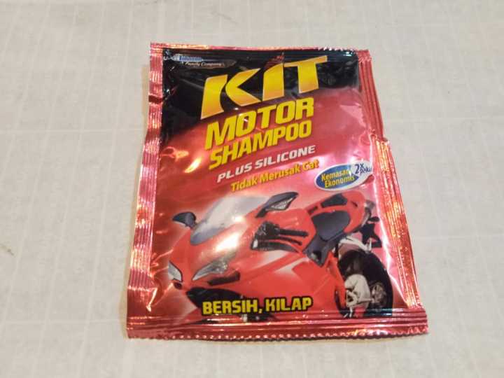 Kit Motor Shampoo Plus Silicone Sachet 30 ml / 15 ml / Auto Care ...