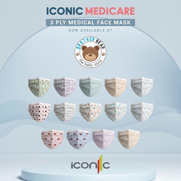【ICONIC OFFICIAL】 MDA Approved-Iconic Medical Face Mask 3ply Adult ...