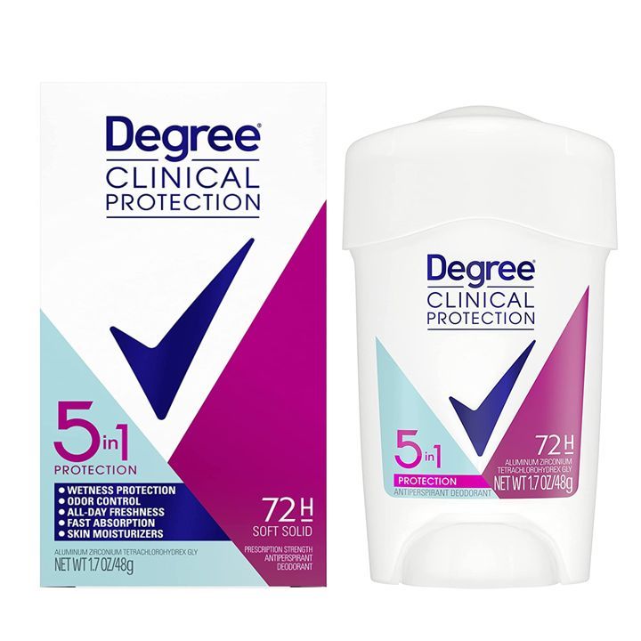 Degree Clinical Protection Antiperspirant Deodorant 5 in 1 Protection ...