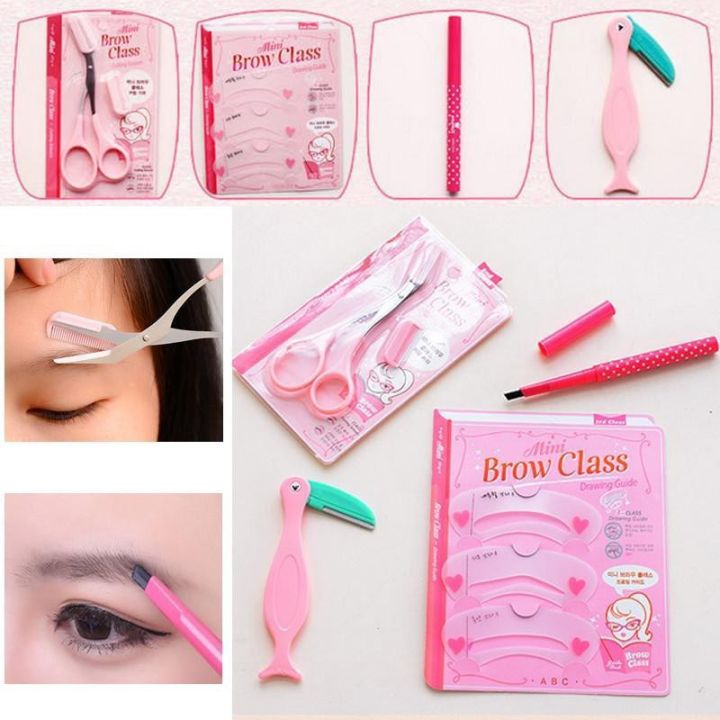 [BAZZAR] Korean Eyebrow Drawing Guide Brow Class with Eyebrow Pen ...