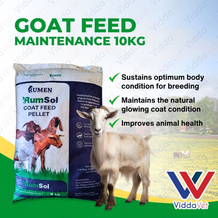 RUMSOL GOAT FEEDLINE GOAT MAINTENANCE 10KGREPACKEDGoat Guardian | Lazada PH