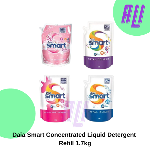 Daia Smart Concentrated Liquid Detergent Refill 1.7/1.5kg | Lazada