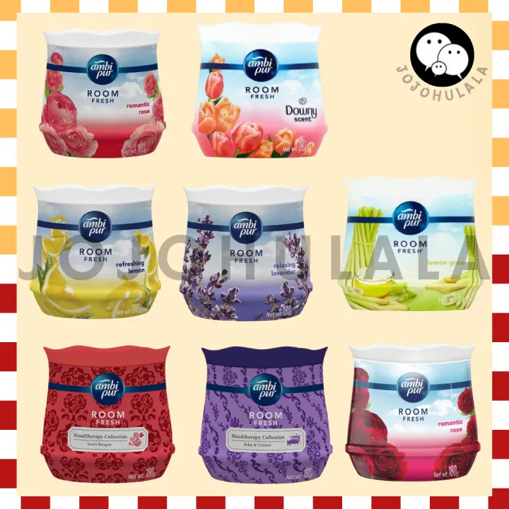 Ambi Pur Room Fresh Gel Fresh Air Refreshing Gel Relaxing Lemon Downy ...