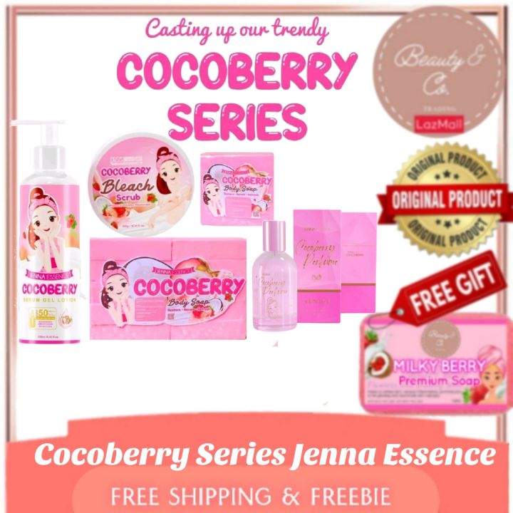 Cocoberry Serum Gel Lotion | Cocoberry Bleach Scrub by Jenna Essence ...