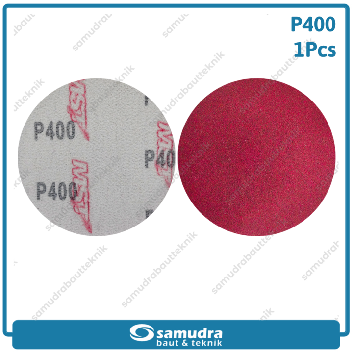 Amplas MST Satuan No. 400 Kertas Bulat Velcro Tempel Mata Gerinda 4 ...