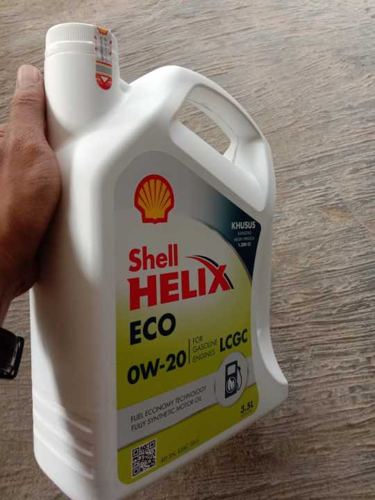Oli Shell Helix ECO 0W-20 LCGC Original 3.5 Liter | Lazada Indonesia