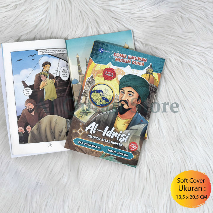 Buku Komik Ilmuwan Muslim Al Idrisi Pelopor Atlas Modern komik Islami Komik Muslim Anak Terbaru ...