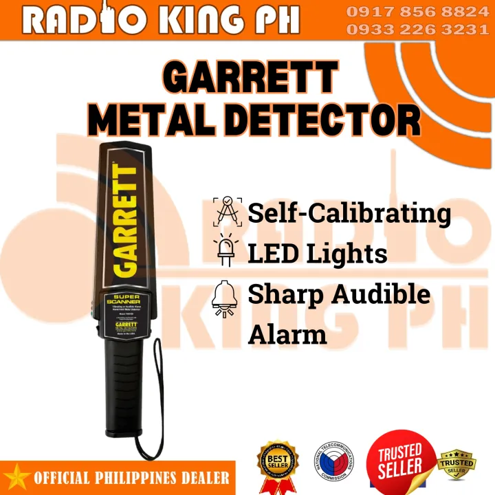 ORIGINAL GARRETT SUPER SCANNER METAL DETECTOR HANDHELD MADE IN USA ...