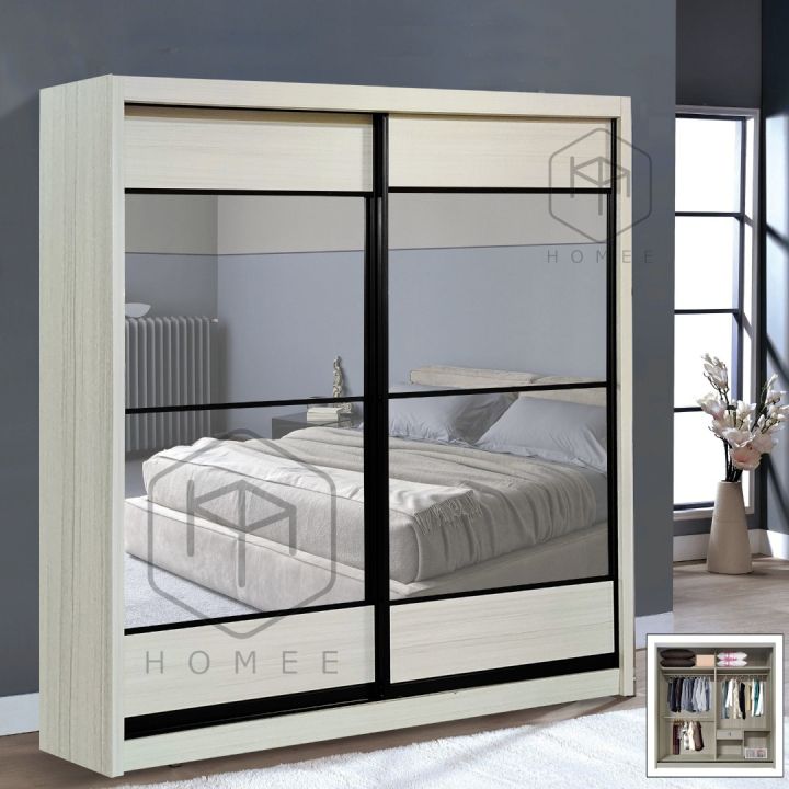[FREE INSTALLATION] [HOMEE] 6' X 8 / 8’ X 8’ SLIDING WARDROBE EXPORT ...