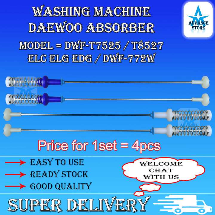 DAEWOO DWF-772W DWF-T8527ELC DWF-T7525ELC ELG EDG WASHING MACHINE ...