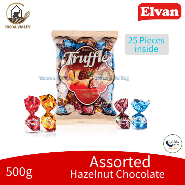 Elvan Truffle Hazelnut Chocolate 400g (Made in Turkey) | Lazada