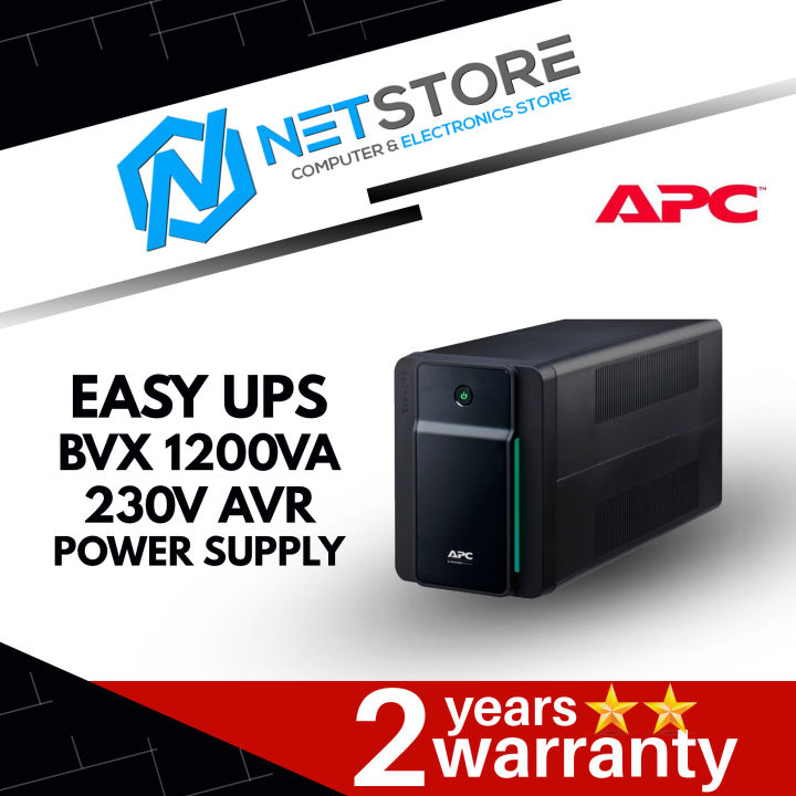 APC Easy UPS BVX 1200VA | 230V | AVR | UNIVERSAL SOCKETS POWER SUPPLY ...