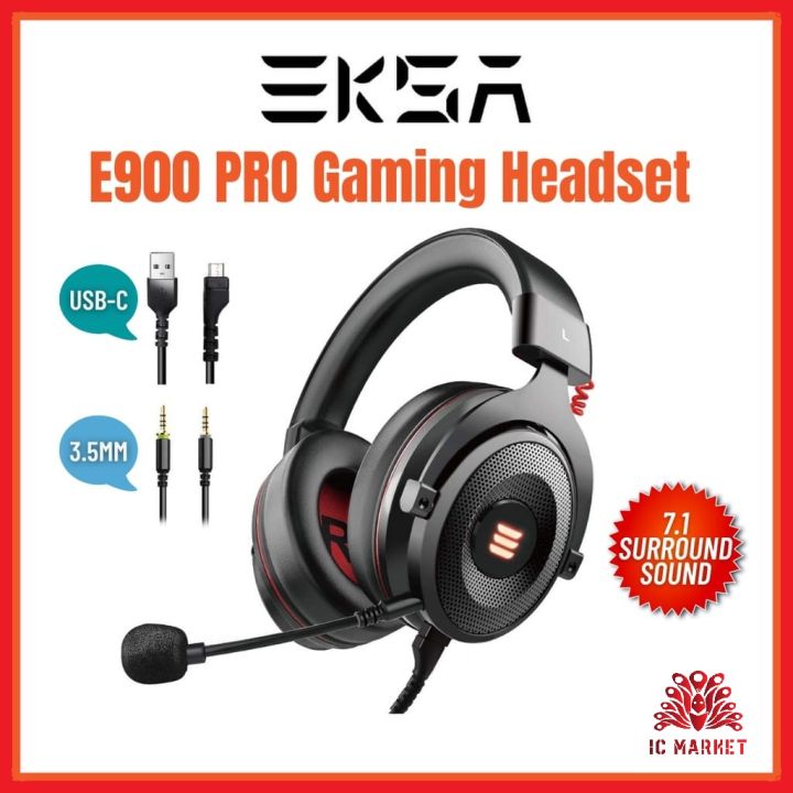 【SG】 EKSA E900 Pro Gaming Headset with 7.1 Surround Sound & Noise ...