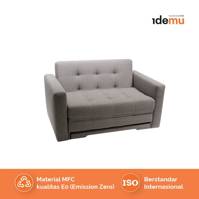 Idemu Sofa Bed Samara 2 Dudukan Furniture Minimalis 2 Seater | Lazada ...