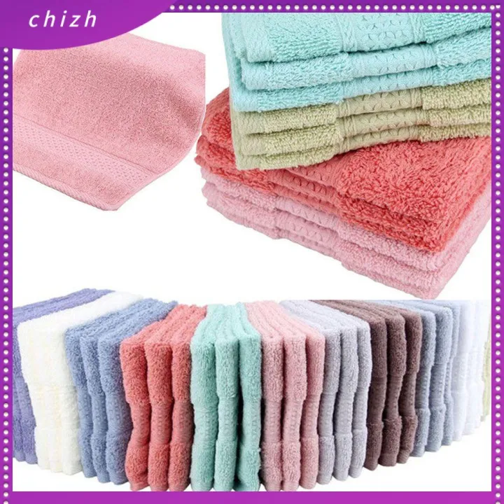 CHIZH ร้อน ฝ้าย ดูดซับ ซักผ้า ผ้าพันคอสี่เหลี่ยม ตัวแห้ง ผ้าเช็ดหน้า ...