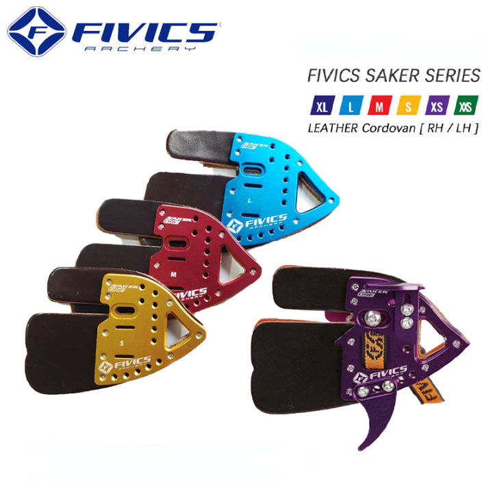Fivics | Saker 1 Finger Tab for Outdoor Traning Olympic Archery ...