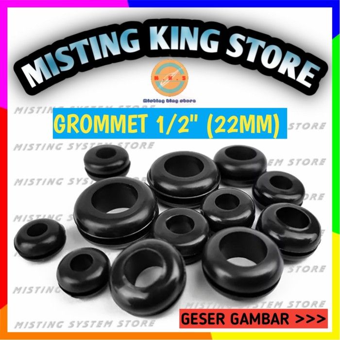 GROMMET 1/2 INCH 22 MM SEAL KARET GROMET DUTCH BUCKET HIDROPONIK 1/2 | Lazada Indonesia
